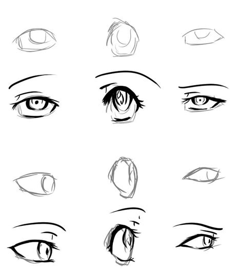 Как поэтапно рисовать глаза Как нарисовать глаза Рисуем мужские и женские глаза карандашом