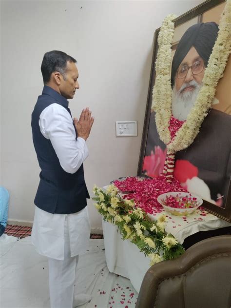 सरदार प्रकाश सिंह बादल किसानों और कमजोर वर्गों के नेता थेः पूर्व सांसद