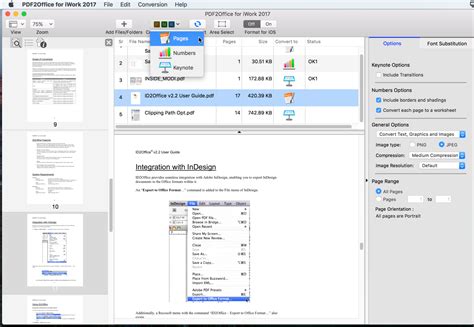 Convert PDF To IWork With PDF2Office For IWork