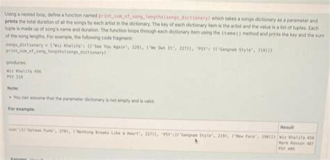 Solved Using A Nested For Loop Define A Function Named Chegg