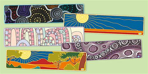 Aboriginal Small World Backgrounds