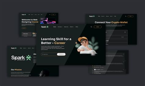 Spark E Learning Website Online Education On Behance