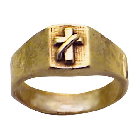 Deacon Ordination Ring 14kt Gold Hand Crafted Pax Creations