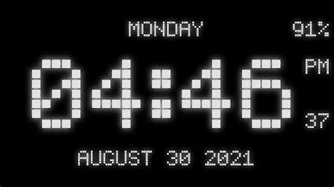 Live Digital Clock Wallpaper