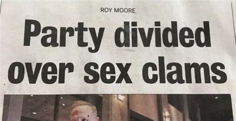 Sex Clams Headline Clanger Provokes Social Media Merriment Bandt