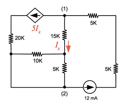 Solved Use Loop Analysis To Determine The Loop Current Ix