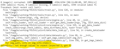 Not Enough Values To Unpack In Labels · Issue 505 · Meituanyolov6 · Github