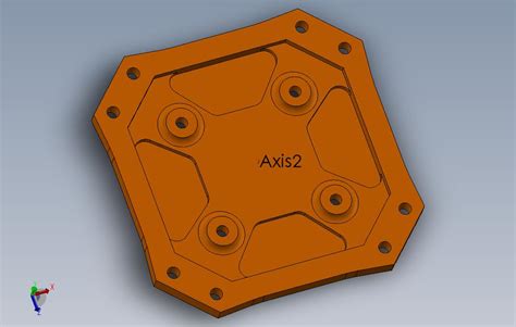 无人机底座solidworks 2018模型图纸免费下载 懒石网