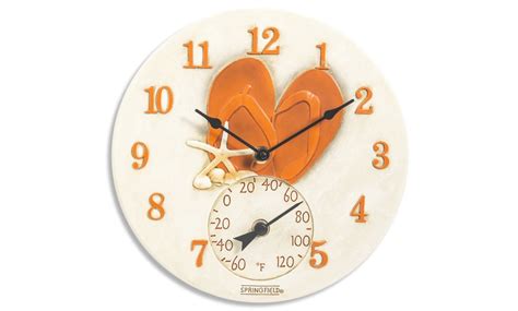 Springfield Outdoor Clock With Thermometer Groupon