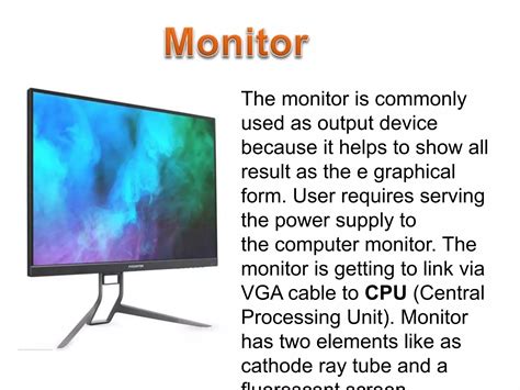 Output Devices Of Computer List Types Examples Functions And Uses PPTX Computer