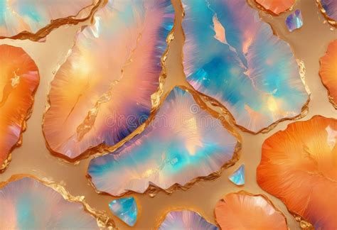 Opal Stone Texture Background Stock Illustration Illustration Of