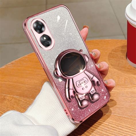 Jual Kasus Telepon Baru Untuk Oppo A G Casing Pemegang Telepon Astronot Berlapis Listrik