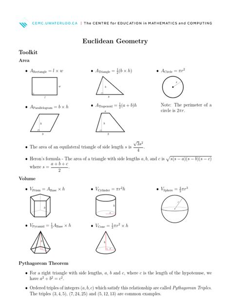 euclidean geometry pdf circle angle