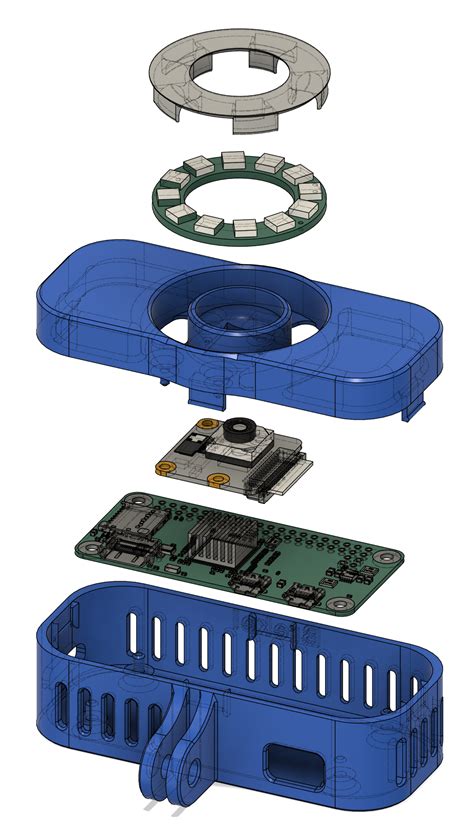 Rasberry Pi Zero Face Camera By Brekel Download Free STL Model Printables Com