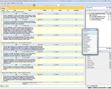 Process Validation Template
