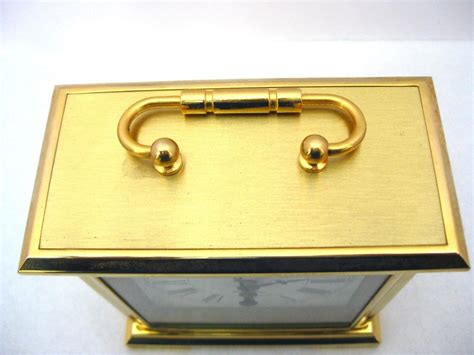 Howard Miller Brass Mantel Clock 645 338 Somerset Dual Chime Table