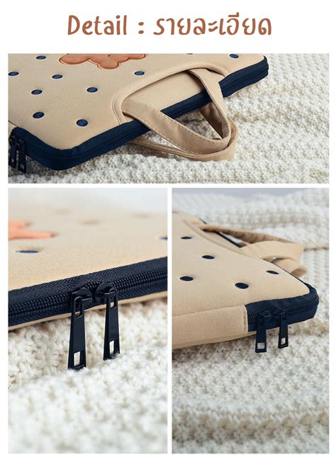 กระเป๋าโน๊ตบุ๊คลายชาไข่มุก 15 6 แนววินเทจ สำหรับใส่โน๊ตบุ๊ค Notebook
