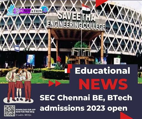 sec chennai be btech admissions 2023 open edunovations