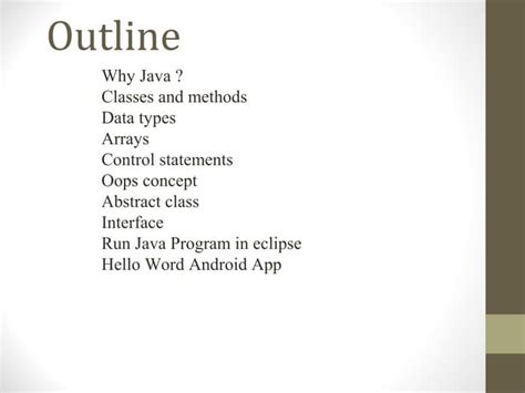 Core Java Ppt