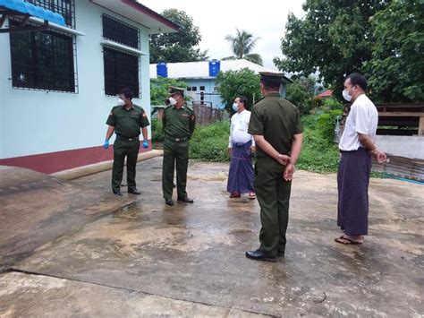 မိုင်းဖြတ်၌ ကိုဗစ် ၁၉ရောဂါ ကြိုတင်ကာကွယ်ရေးအတွက် ပြင်ဆင်ဆောင်ရွက်ထားရှိမှုအား ကွင်းဆင်းကြည့်ရ