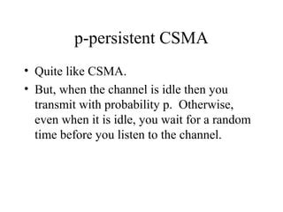 MULTIPLE ACCESS PROTOCOL COMPUTER NETWORKS PPT