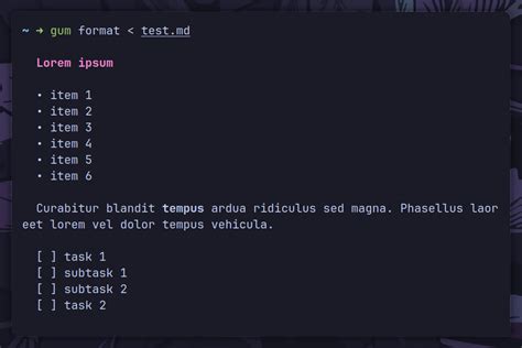 Indentation Not Preserved With `gum Format` · Issue 347