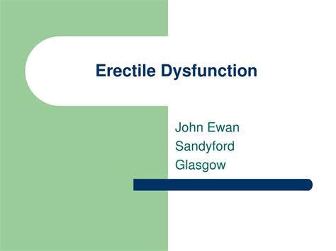 Ppt Erectile Dysfunction Powerpoint Presentation Free Download Id