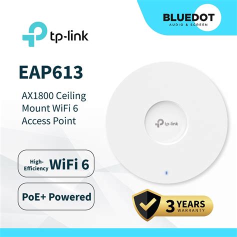 EAP 613 TP LINK EAP613 AX1800 CEILING MOUNT WIFI6 AP Shopee Singapore