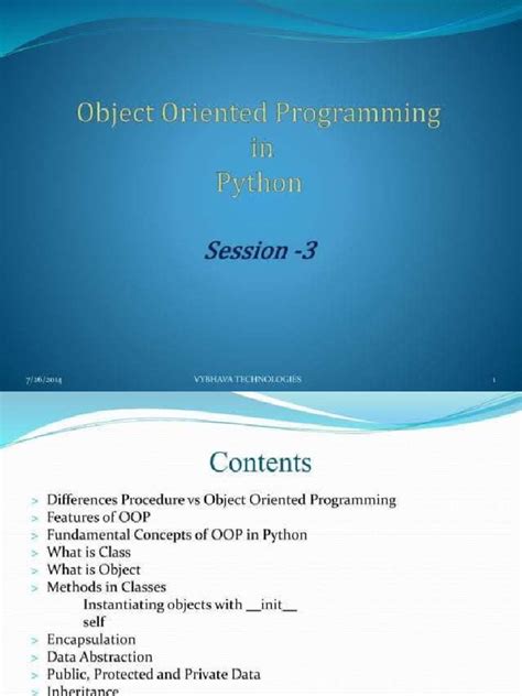 Oop With Python Pdf