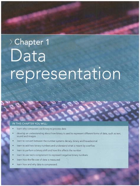 Cambridge Cs Igcse Chp 1 Pdf Data Compression Character Encoding
