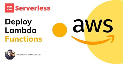 Deploying Nodejs Functions To Aws Lambda Serverless