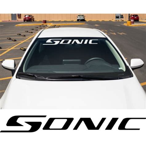 Chevy Sonic Windshield Banner