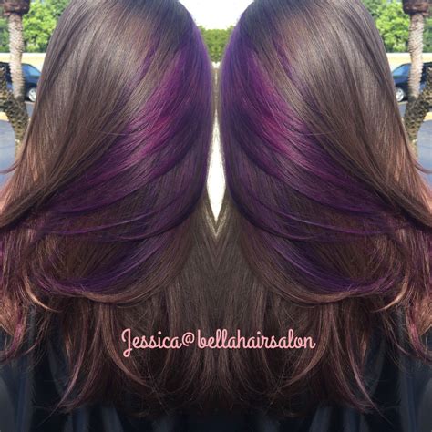 How To Do Purple Peekaboo Highlights Mxqd