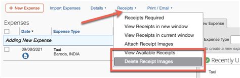 How Do I Remove Receipt Which I Attached On Expens Sap Concur Community