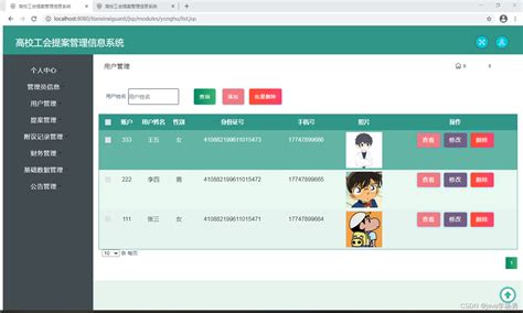 基于java高校工会提案管理信息系统设计实现源码lw部署文档讲解等工会项目java Csdn博客