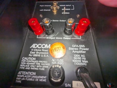 Adcom Gfa555 With Musical Concept Mods Photo 4931970 Us Audio Mart Adcom Gfa555 With Musical Concept Mods Photo 4931970 Us Audio Mart