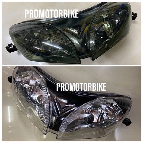 Viss Modenas Gt128 Gt 128 Head Lamp Head Light Lampu Depan Clear Tinted Shopee Malaysia