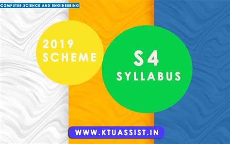 Ktu S4 Computer Science And Engineering Syllabus 2019 Scheme Ktu Assist