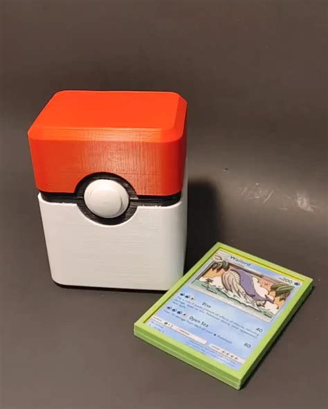 A Bunch Of 3d Art Pokemon Cards In A Pokeball Case I Hand Cut The Cards Then Glue And Stack