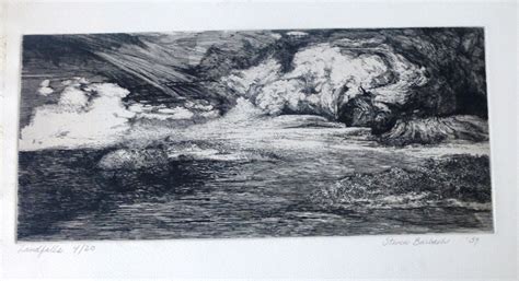 Steven Barbash Ets Landfalls 1959 Handgesigneerd Verkocht Kunstveilingnl