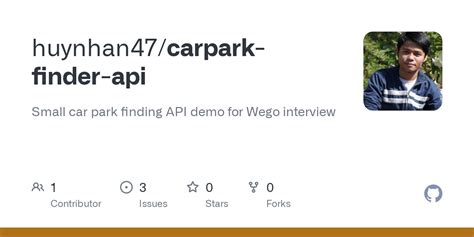 GitHub Huynhan Carpark Finder Api Small Car Park Finding API Demo For Wego Interview