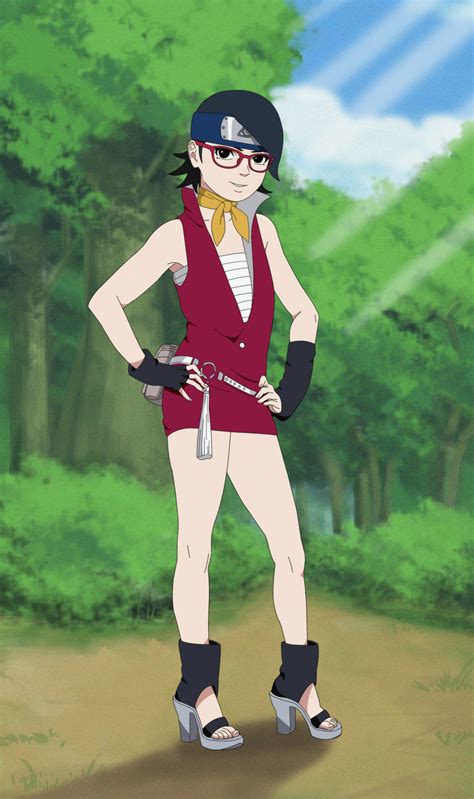 Sarada Outfit Boruto Chapter 11 By Nohealsfoyou On Deviantart