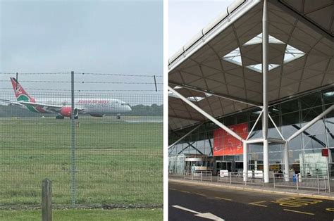 Stansted Chaos As Raf Fighter Jet Escorts Kenyan Plane Uk News
