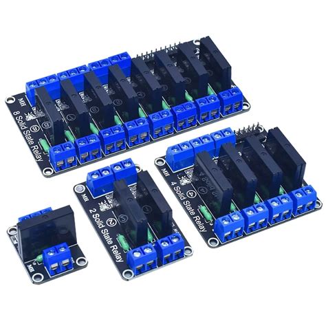 SSR 5V 1 2 4 8 Channel Solid State Relay 2A Active LOW โมดลรเลย กระแสสลบ Shopee Thailand