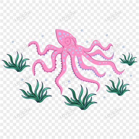 귀여운 문어 그림 Png 일러스트 무료 다운로드 Lovepik