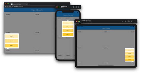 github minikin popover popover for flutter a popover is a transient view that appears above