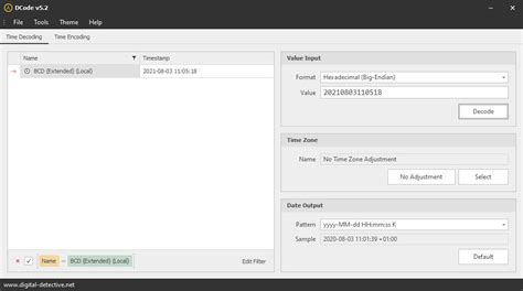 Binary Coded Decimal Timestamps Digital Detective