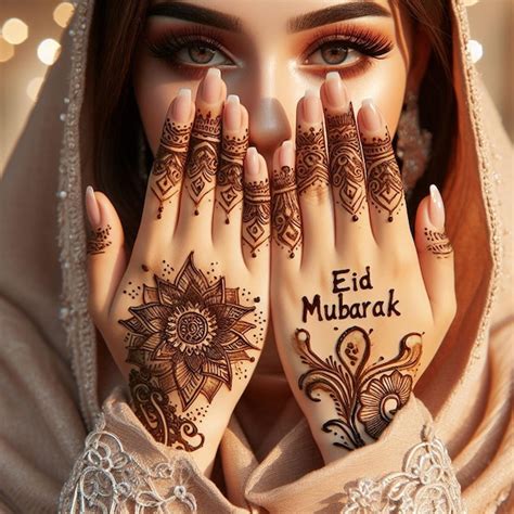 Premium Photo Beautiful Girl Eid Mubarak