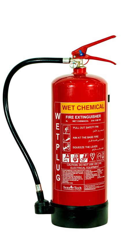 Portable Wet Chemical Fire Extinguisher Sensortech