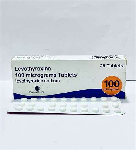 Mercury Pharm Levothyroxine Tablet 100mcg X28 Medecify